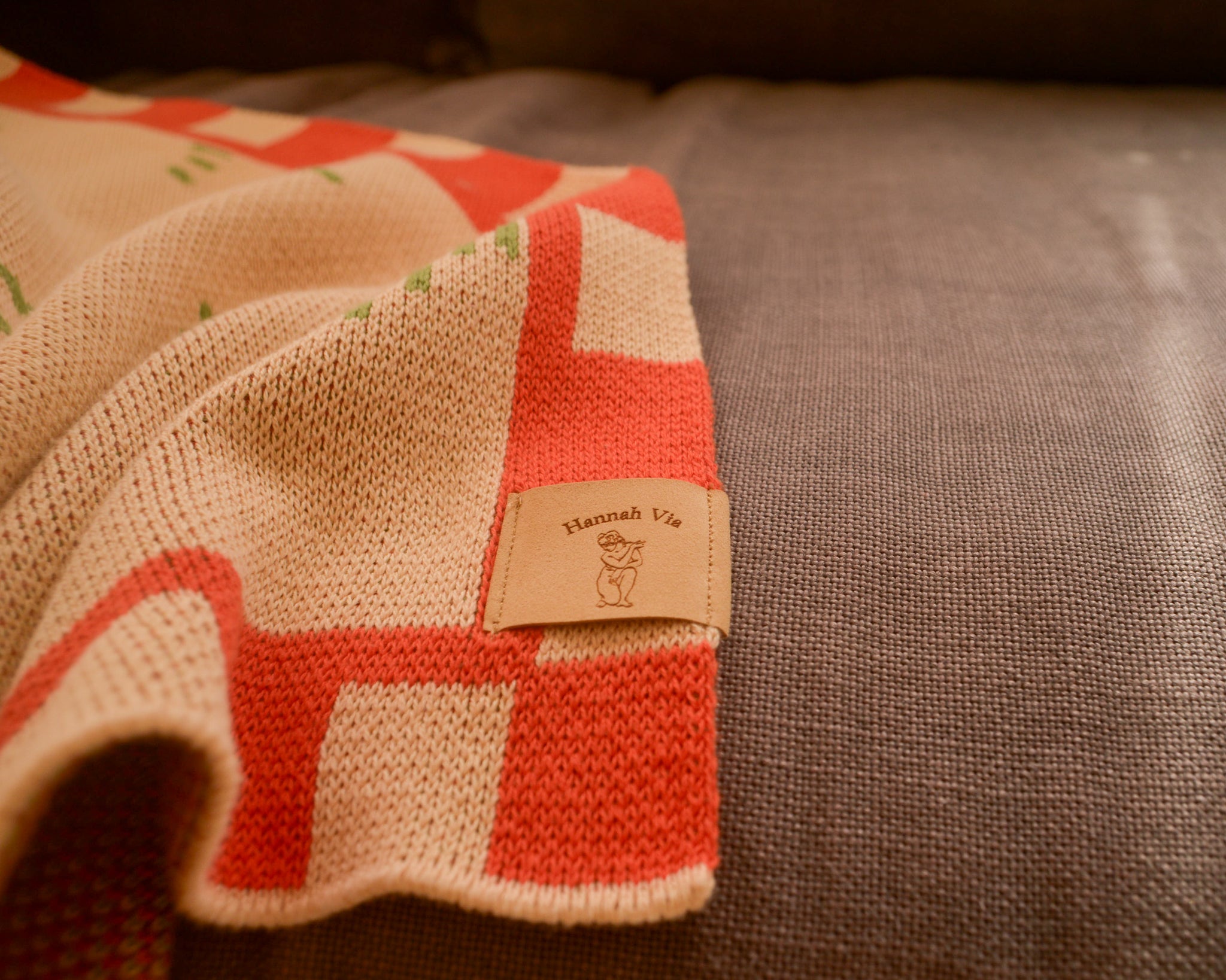 Field of Hens Knit Blanket – Hannah Via Art